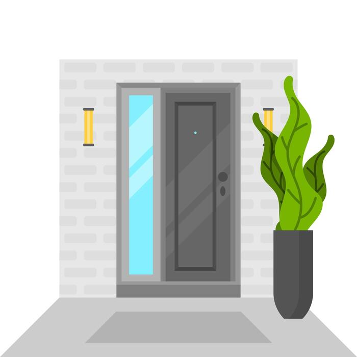 Front Door Vector Art, Icons, and Graphics for Free Download