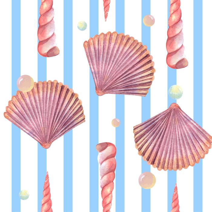 Sea Shell Pattern Vector Art, Icons, and Graphics for Free Download