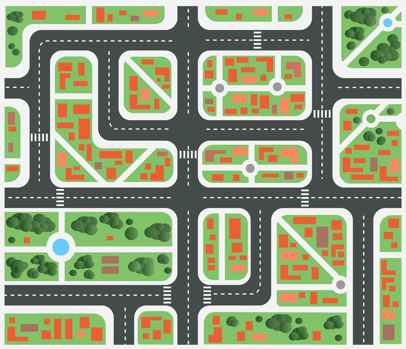 Urban Planning Vector Art, Icons, and Graphics for Free Download