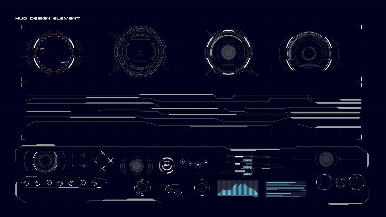 Space Hud Vector Art, Icons, and Graphics for Free Download
