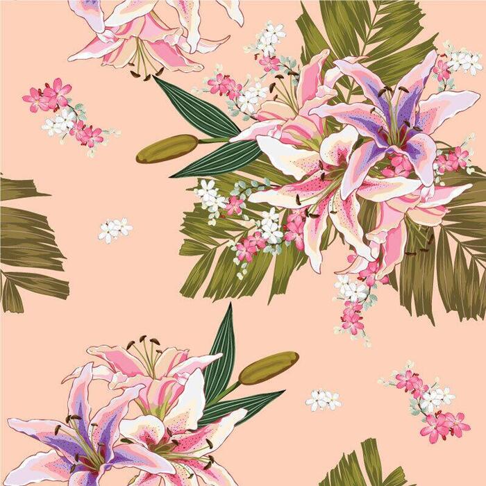 Lilly Pattern Vector Art, Icons, and Graphics for Free Download
