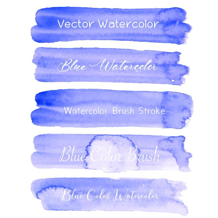 Watercolor Brush Strokes Vector Art, Icons, and Graphics for Free Download