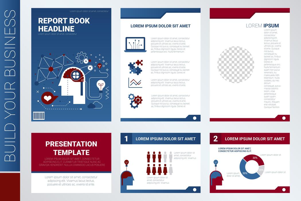 Report Presentation Vector Art, Icons, and Graphics for Free Download