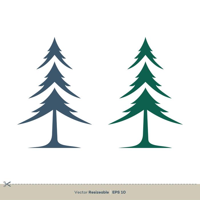 Abstract Pine Tree Vector Art, Icons, and Graphics for Free Download