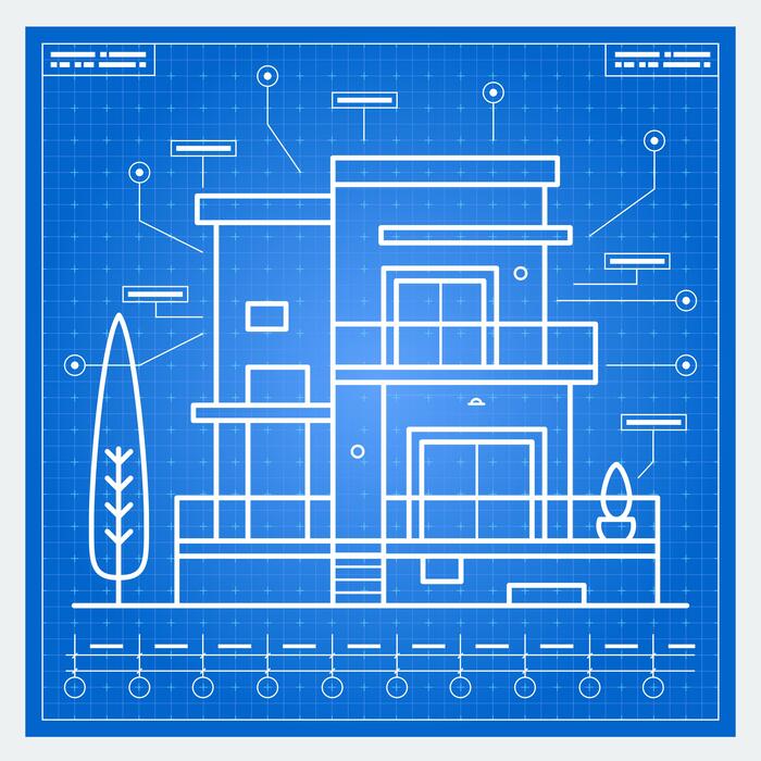 Architecture Blueprint Vector Art, Icons, and Graphics for Free Download