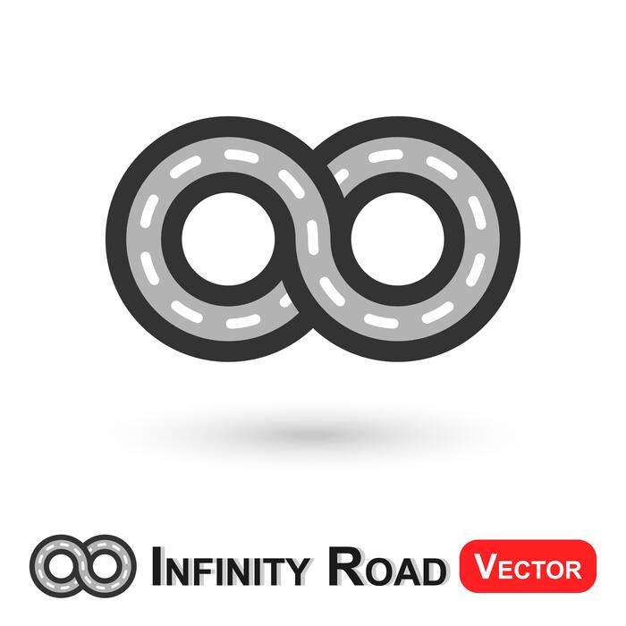 Infinity Road Vector Art, Icons, and Graphics for Free Download