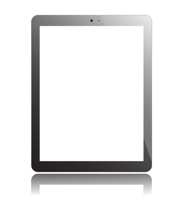 tablet icon cartoon in black and white 3759370 Vector Art at Vecteezy