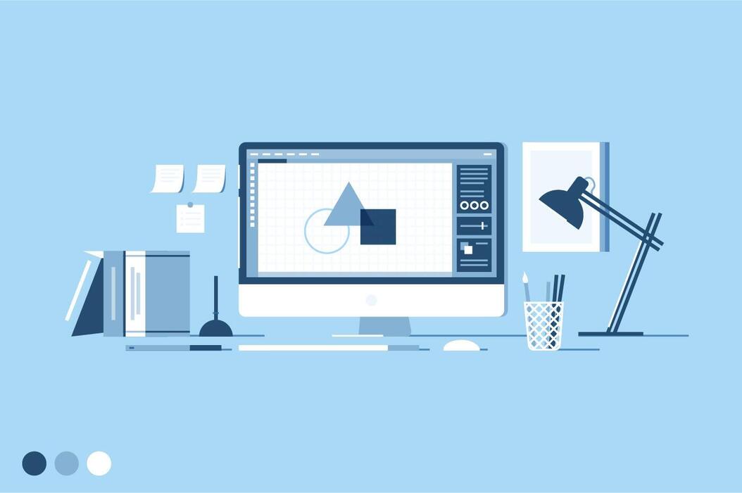 Designer Workspace Vector Art, Icons, and Graphics for Free Download