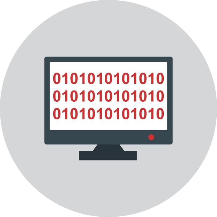 Binary Code Icon Vector Art, Icons, and Graphics for Free Download