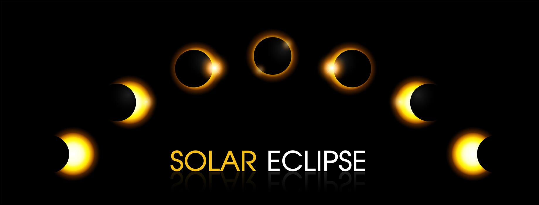 Solar Eclipse Vector Art, Icons, and Graphics for Free Download