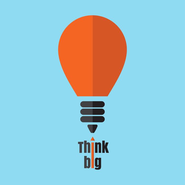 Think Big Vector Art, Icons, and Graphics for Free Download