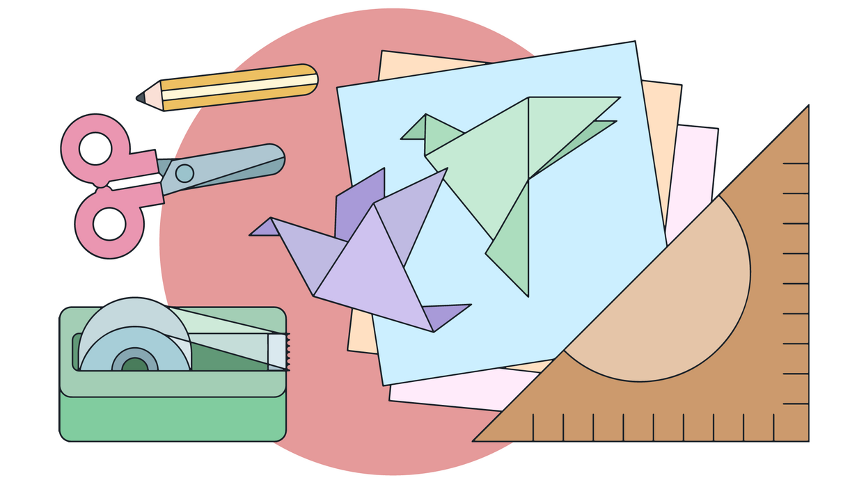 Origami Crane Vector Art, Icons, and Graphics for Free Download