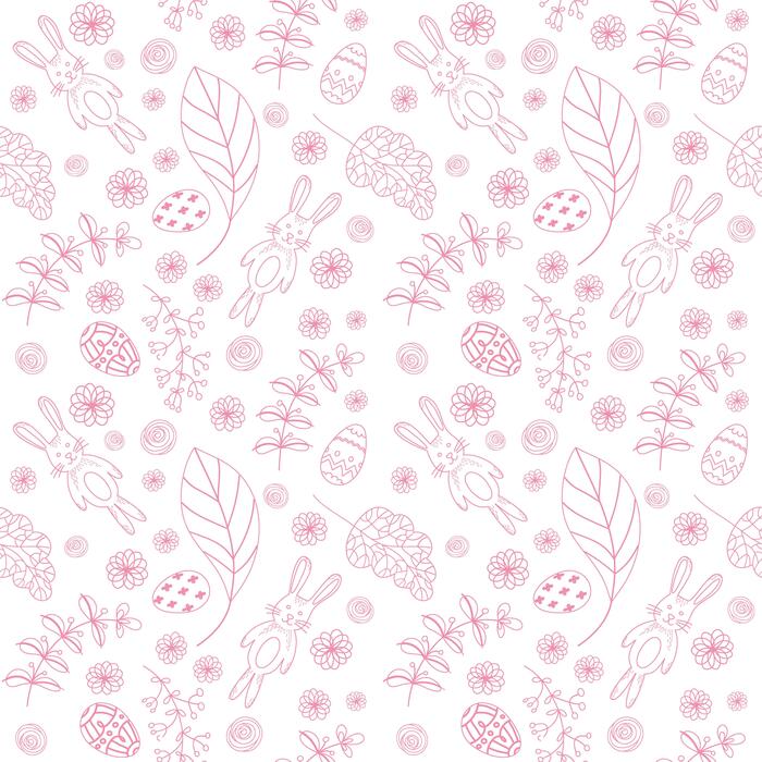 Rabbit Pattern Vector Art, Icons, and Graphics for Free Download