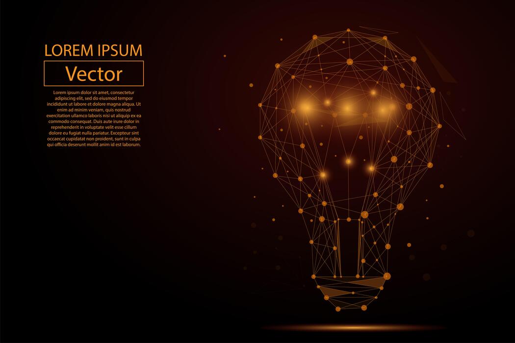 Abstract Light Bulb Vector Art, Icons, and Graphics for Free Download