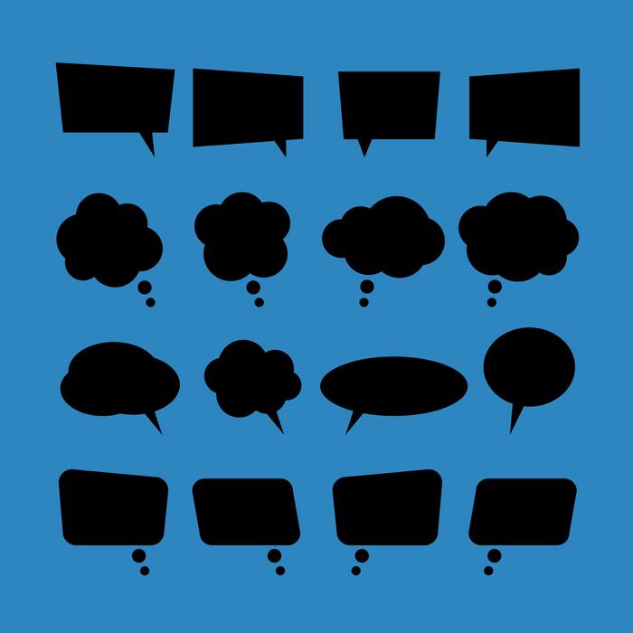 Text Bubble Free Vector Art - (34,638 Free Downloads)