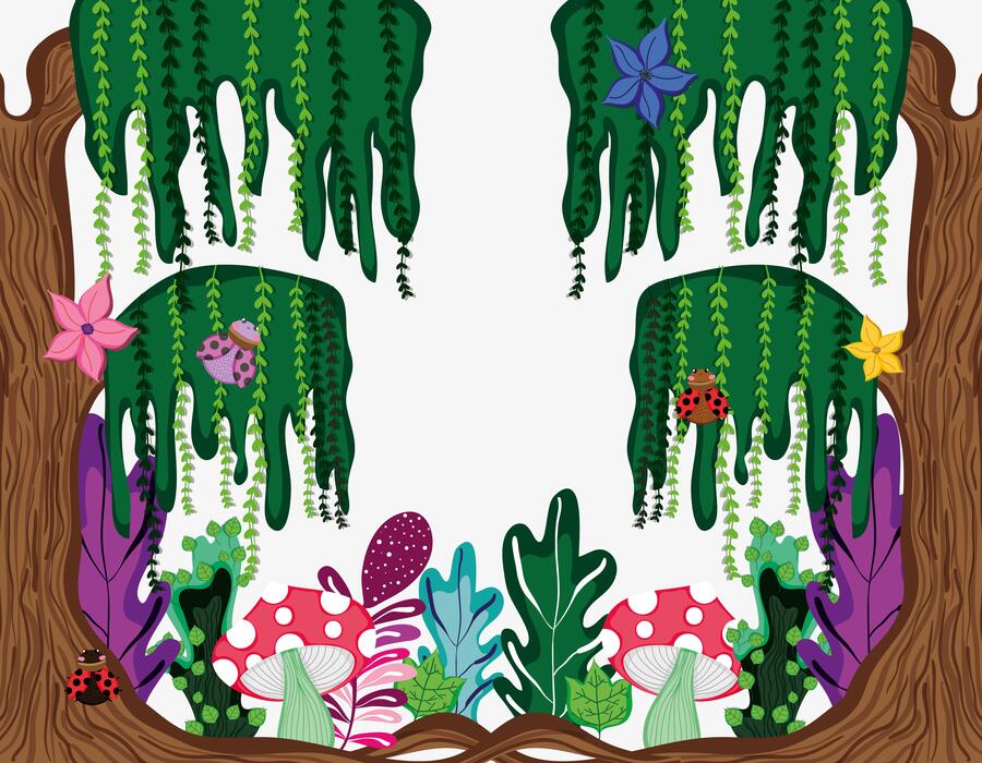 Colorful Forest Vector Art, Icons, and Graphics for Free Download