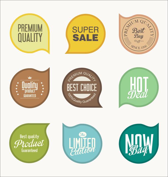 Label Collection Vector Art, Icons, and Graphics for Free Download