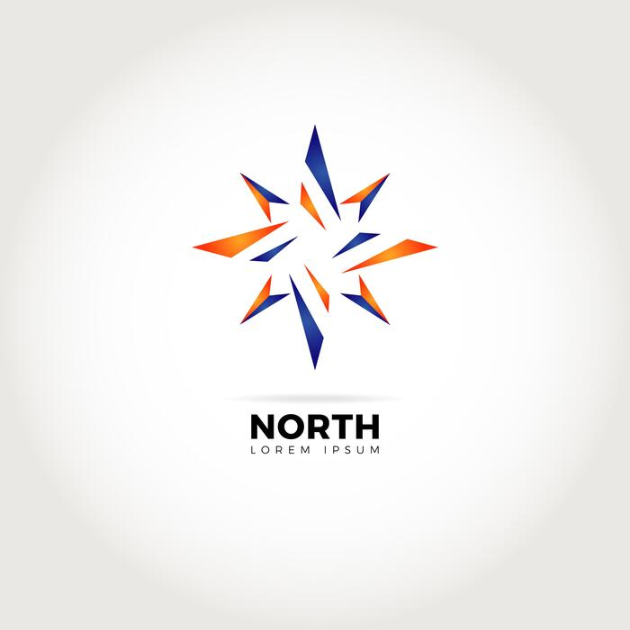 North Logo Vector Art, Icons, and Graphics for Free Download