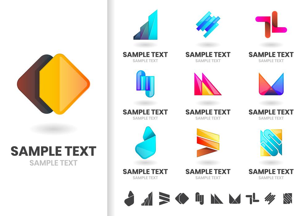 Abstract Icon Set Vector Art, Icons, and Graphics for Free Download