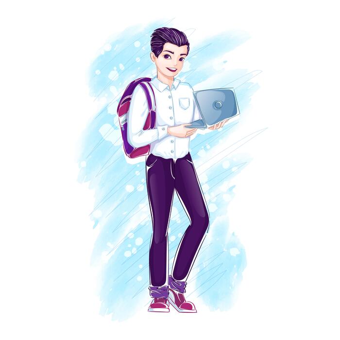 Young Boy Vector Art, Icons, and Graphics for Free Download