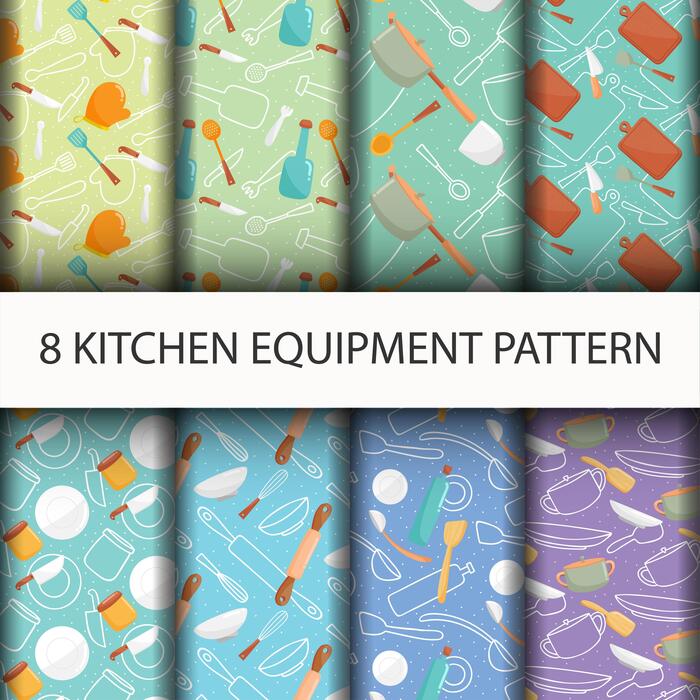 Cutlery Pattern Vector Art, Icons, and Graphics for Free Download