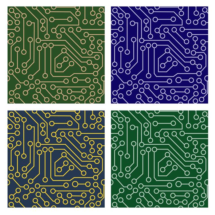 Circuit Board Pattern Vector Art, Icons, and Graphics for Free Download