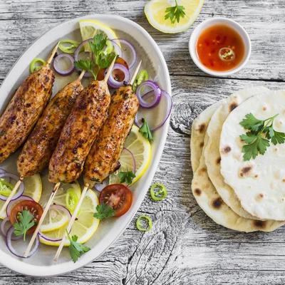 Chicken Kebab Stock Photos, Images and Backgrounds for Free Download