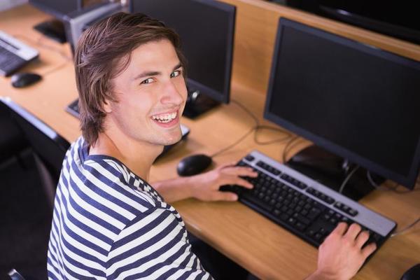 Computer Student Stock Photos, Images and Backgrounds for Free Download