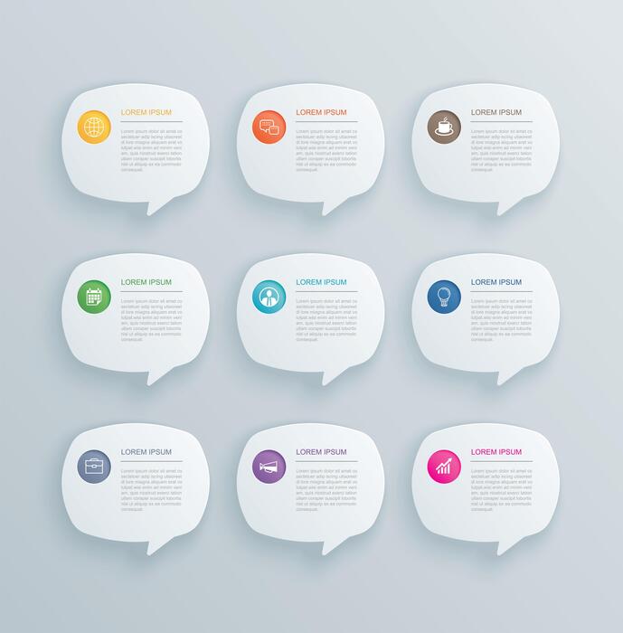 Bubble Infographic Vector Art, Icons, and Graphics for Free Download