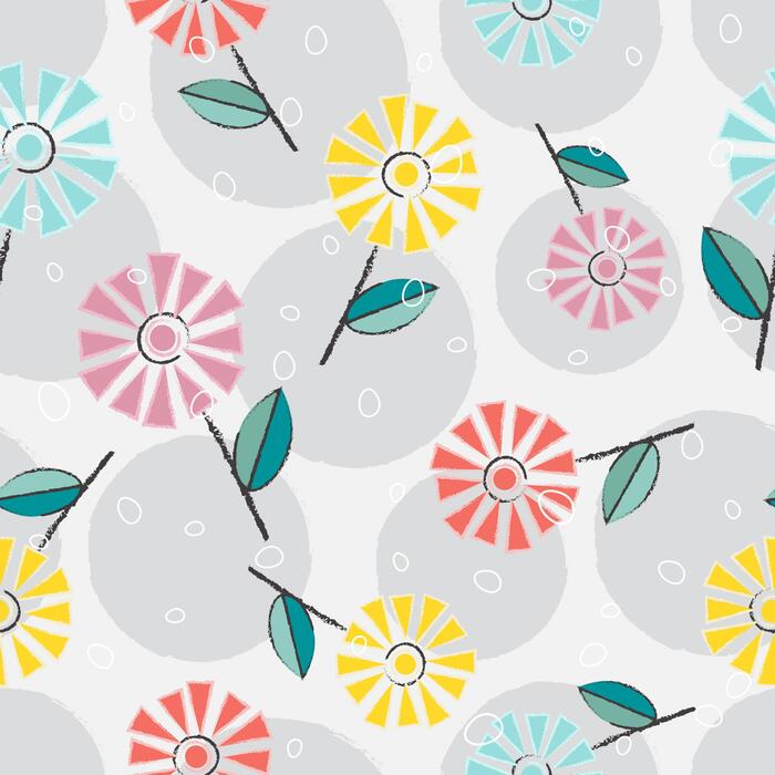Flower Pattern Vector Art, Icons, and Graphics for Free Download
