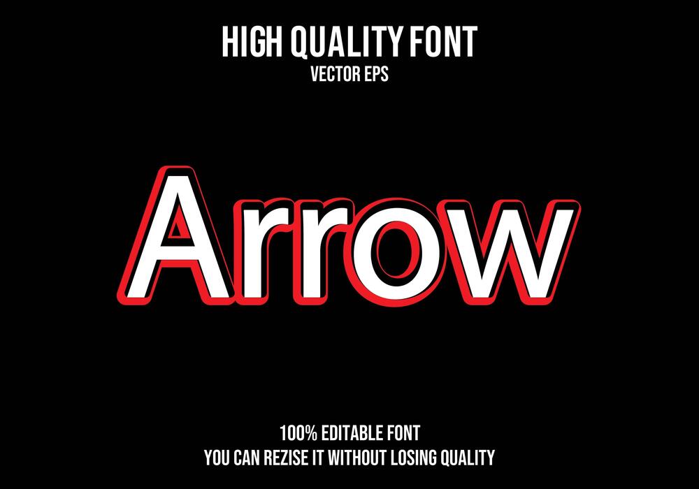 Arrow Text Vector Art, Icons, and Graphics for Free Download