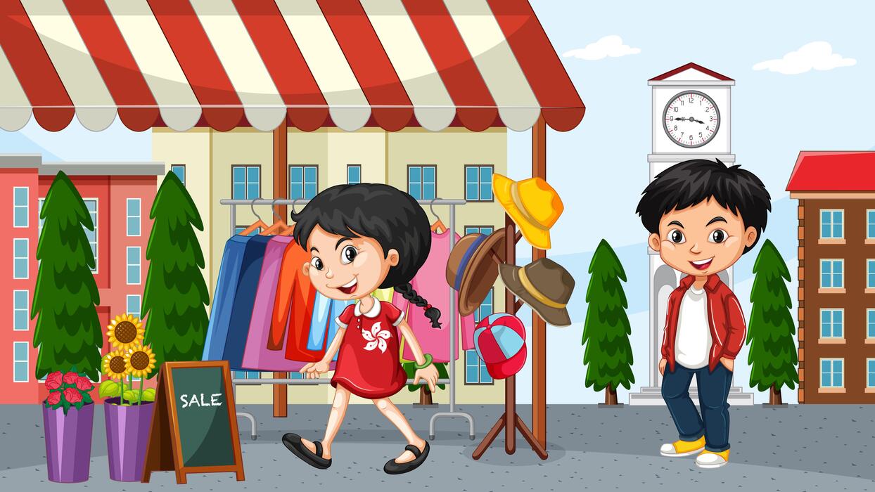 Kids Market Vector Art, Icons, and Graphics for Free Download