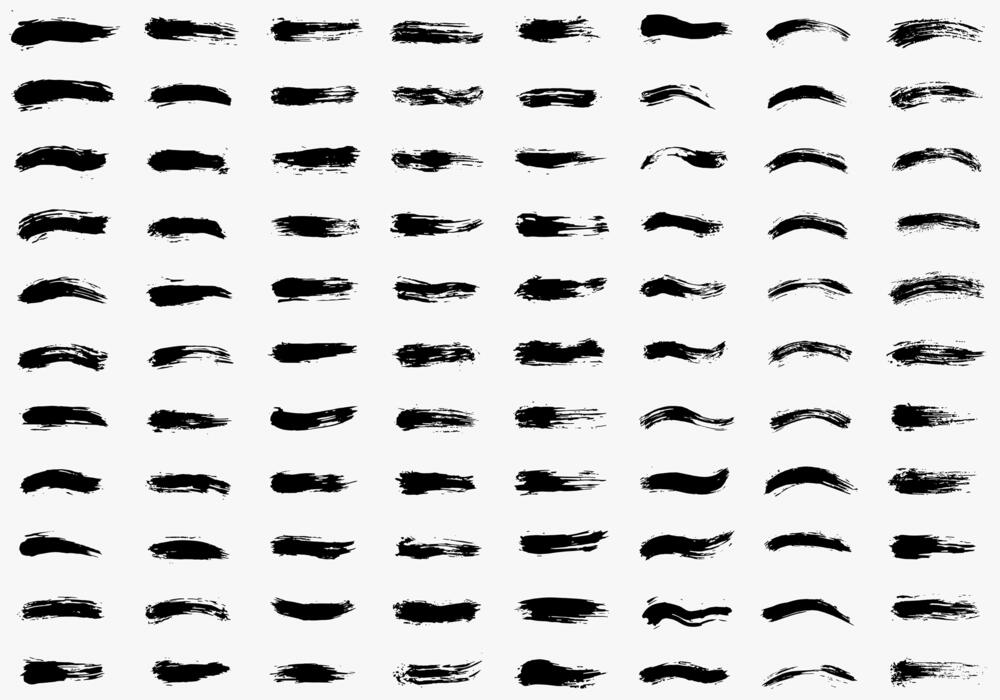 Watercolor Brush Strokes Vector Art, Icons, and Graphics for Free Download