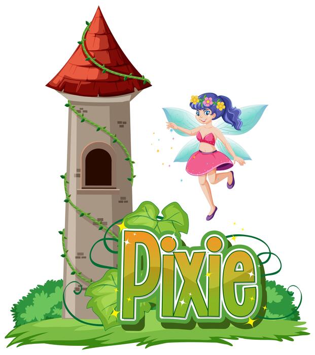 Pixie Logo Vector Art, Icons, and Graphics for Free Download