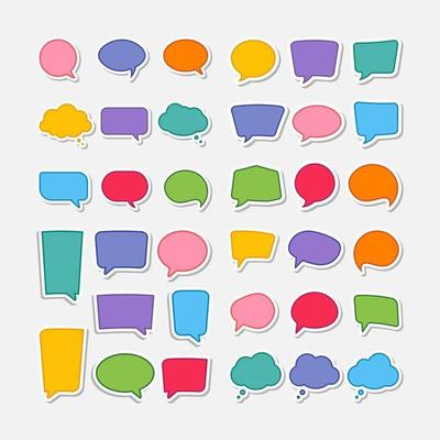 Speech Bubbles Vector Art, Icons, and Graphics for Free Download