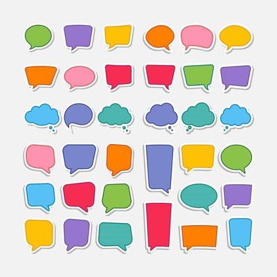 Speech Bubbles Vector Art, Icons, and Graphics for Free Download
