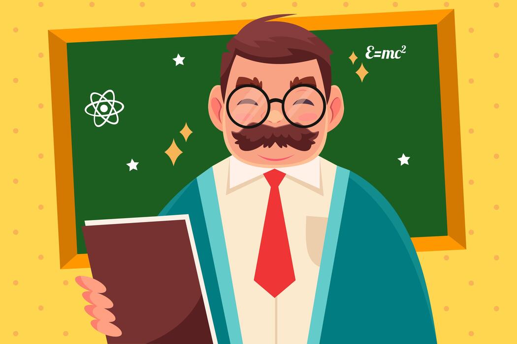 Teacher Cartoon Vector Art, Icons, and Graphics for Free Download