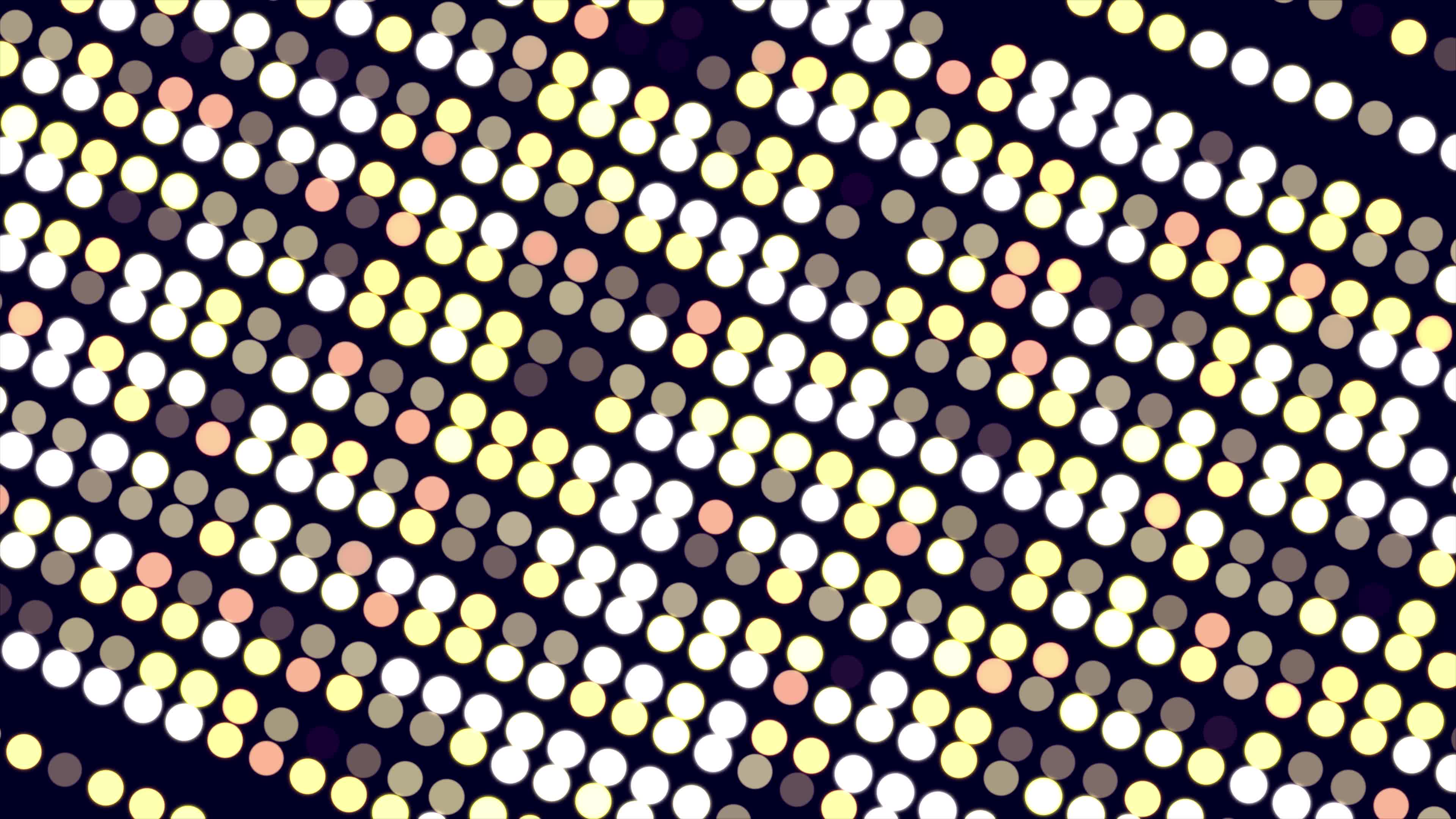 Multi colored dot pattern fading on 4k black background 1615914 Stock ...