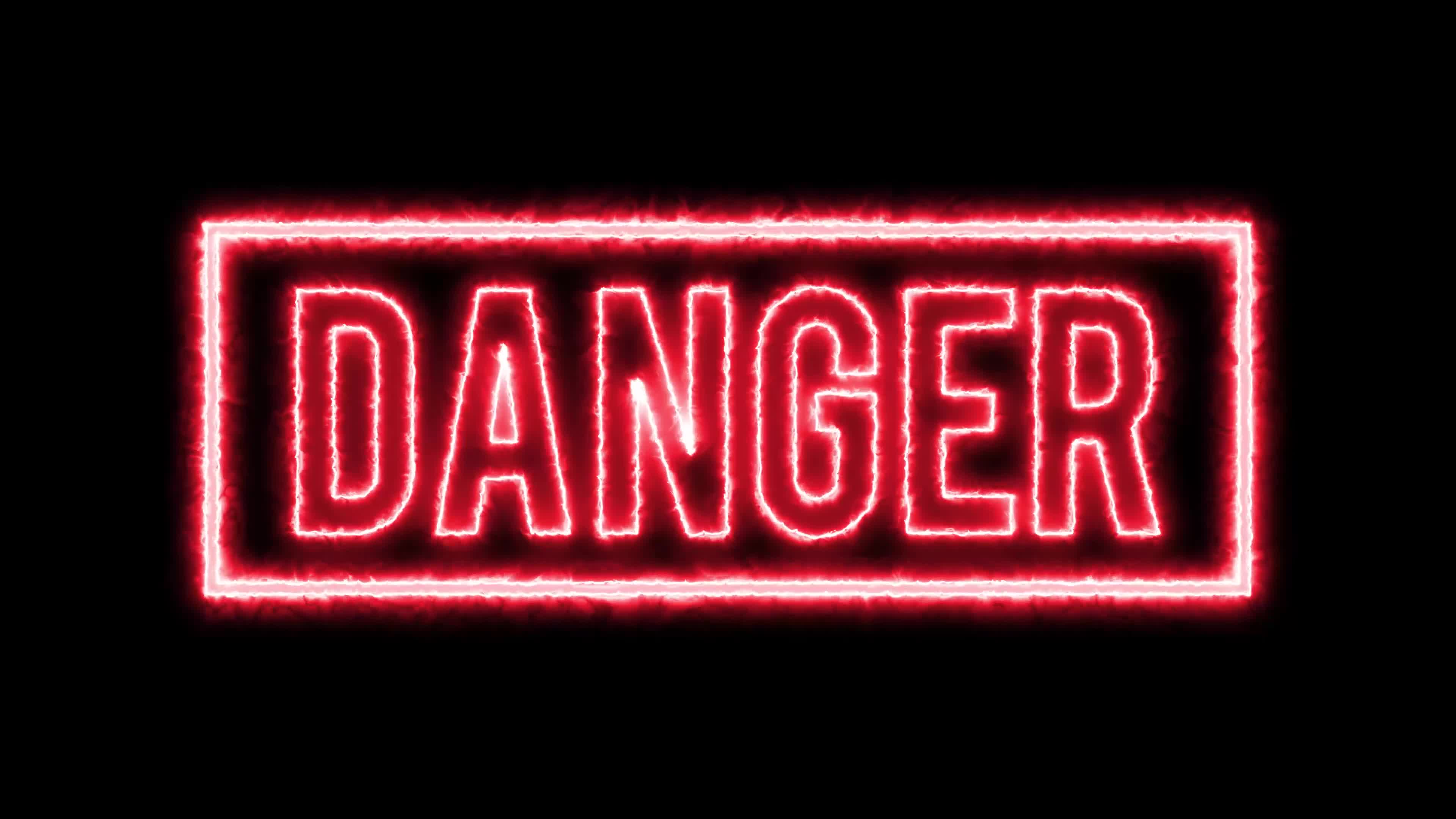 Warning Danger Background 1618418 Stock Video at Vecteezy