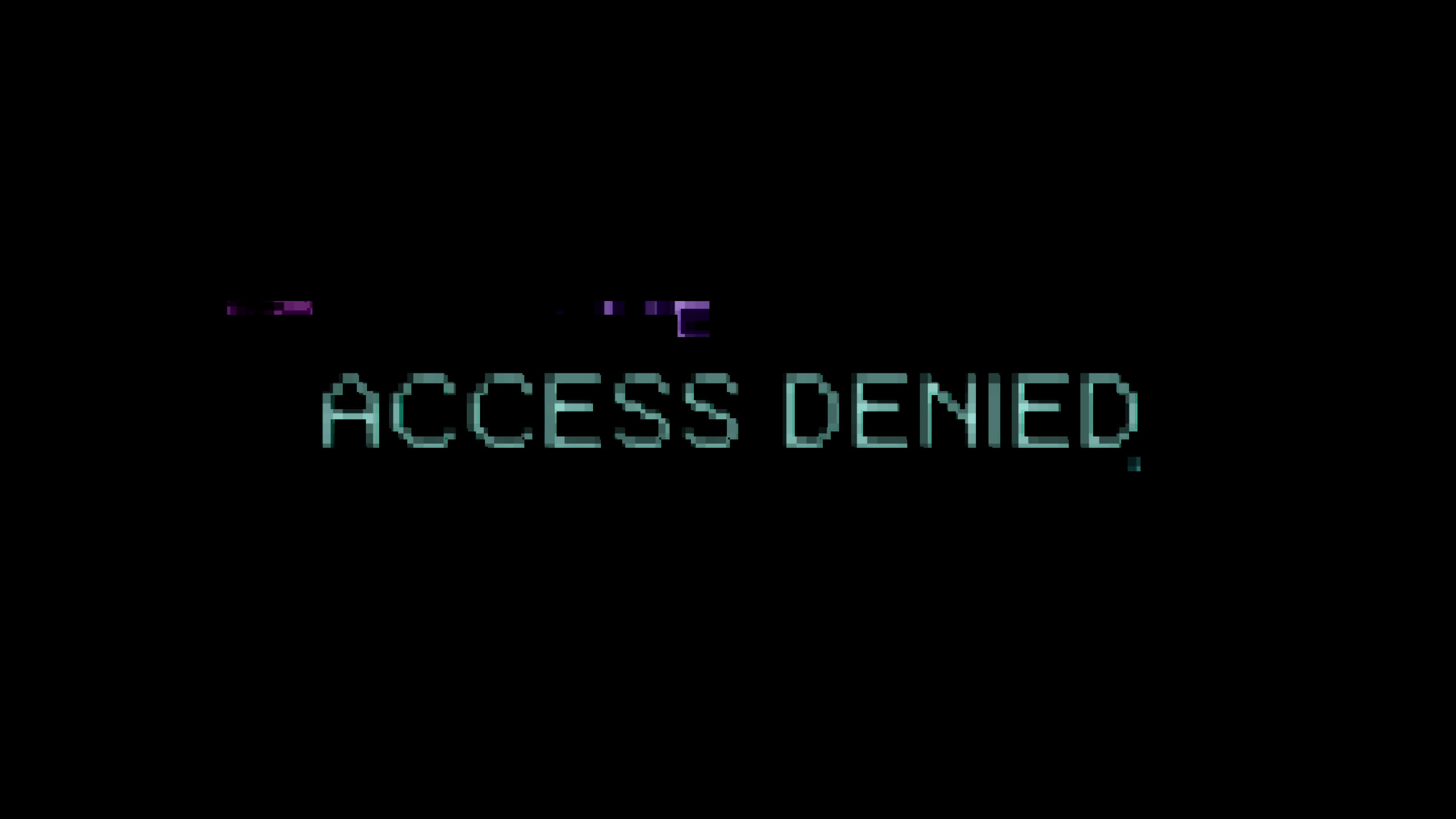 Access Denied Text Message Bad Glitch Effect 1618447 Stock Video at Vecteezy