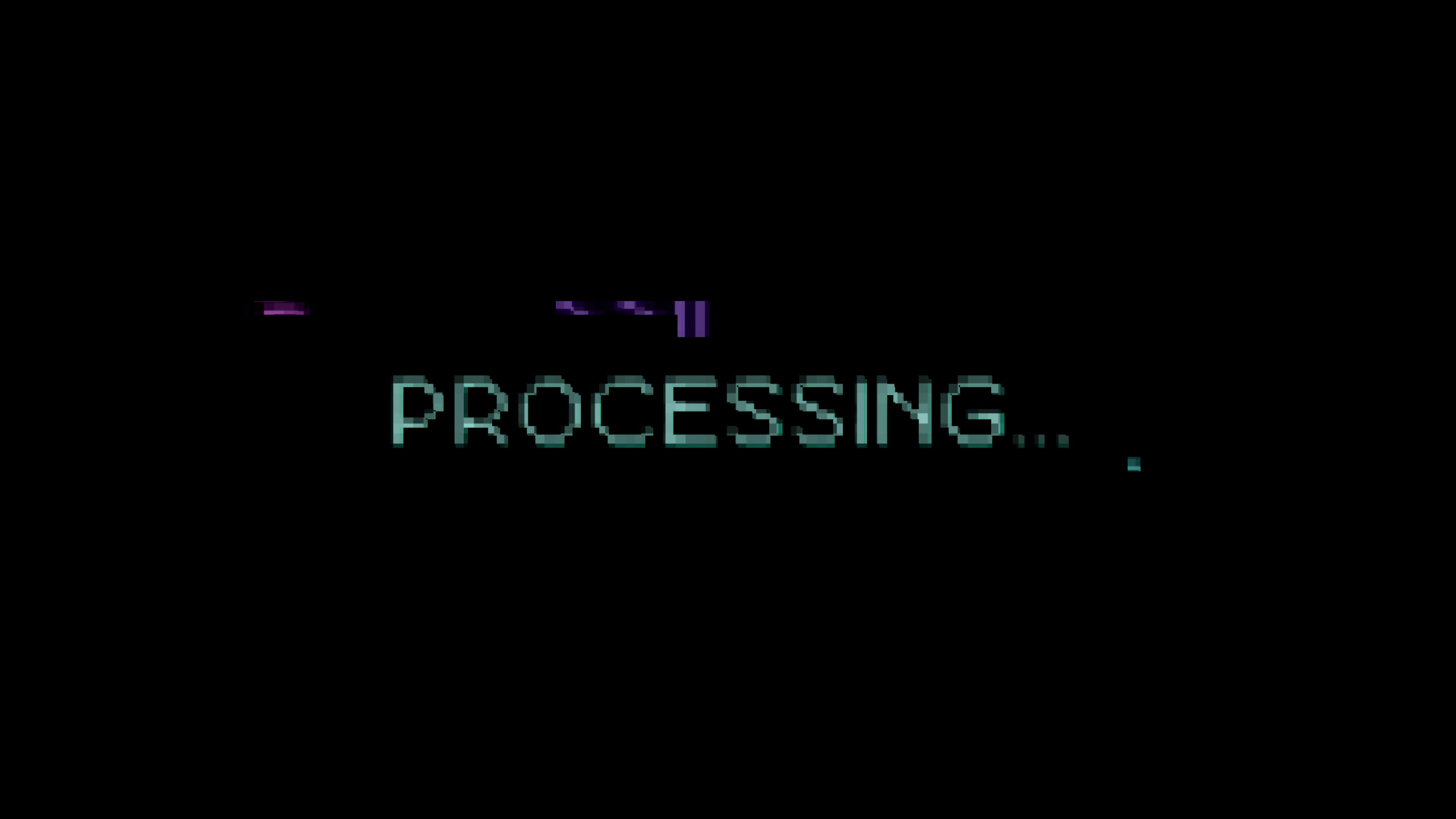 Processing Text Message Bad Glitch Effect 1618449 Stock Video at Vecteezy