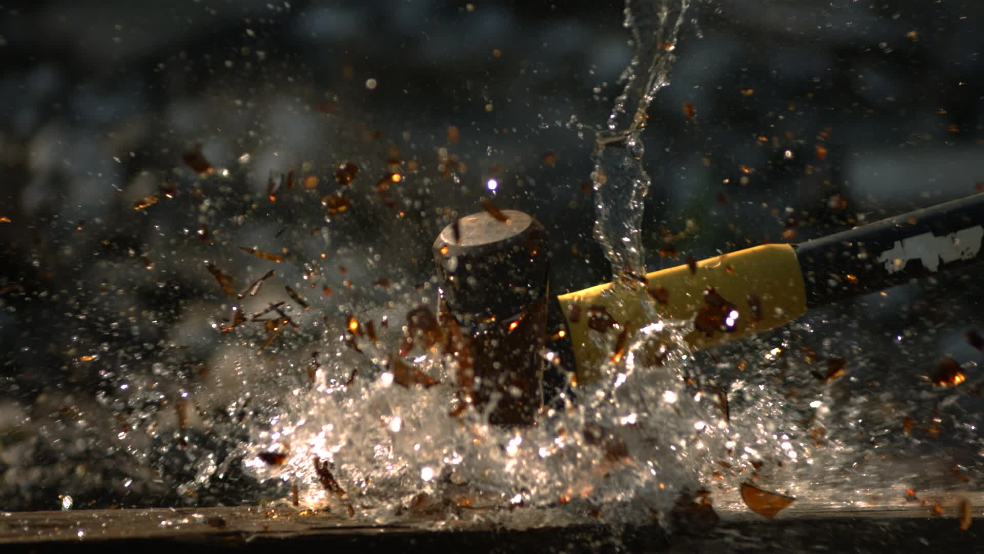 Glass Bottle Smashed In Ultra Slow Motion 1500 Fps Bottle Smash Phantom 006 1620252 Stock