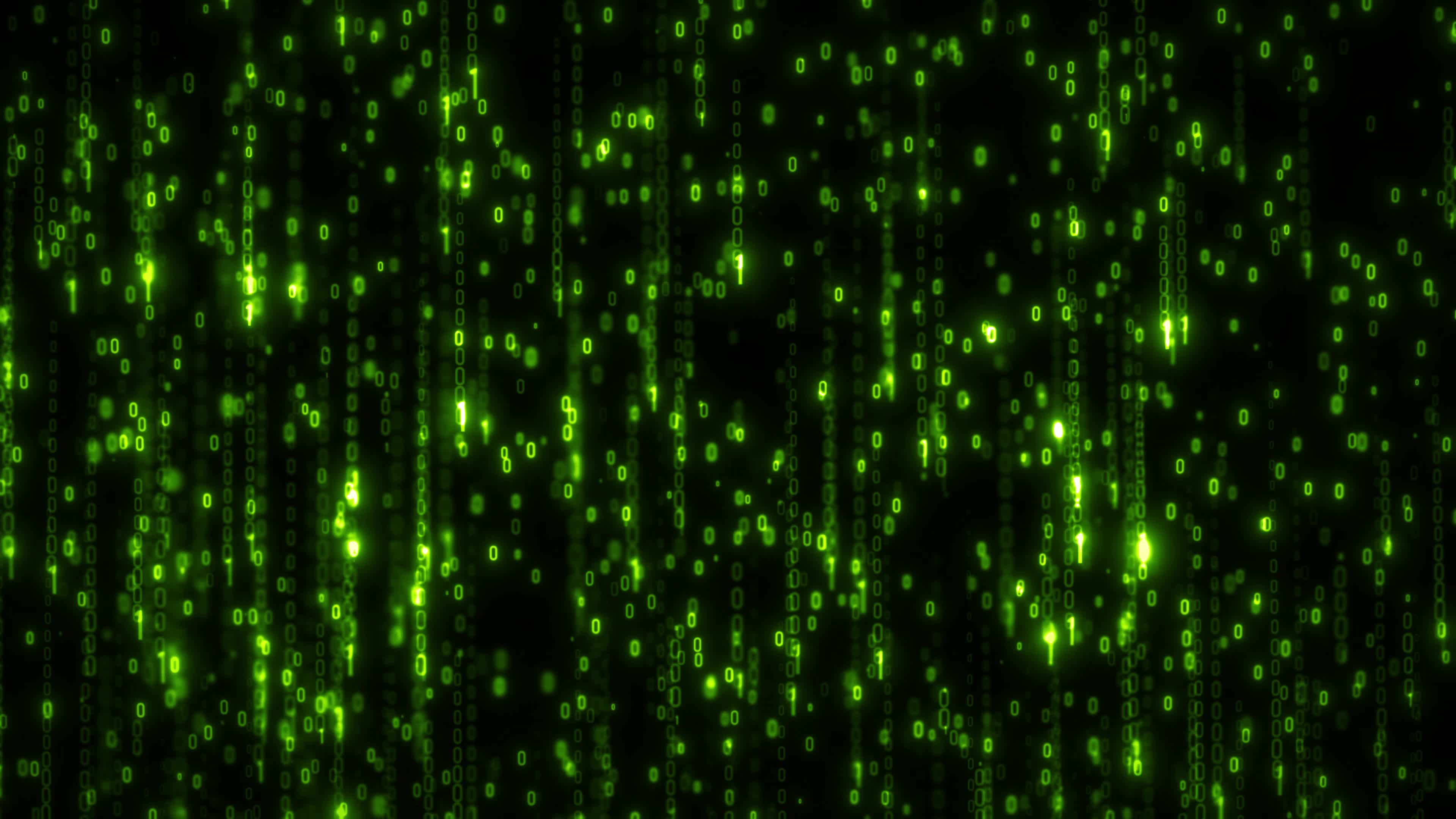 Computer Binary Code Data Falling Loop 1621086 Stock Video at Vecteezy