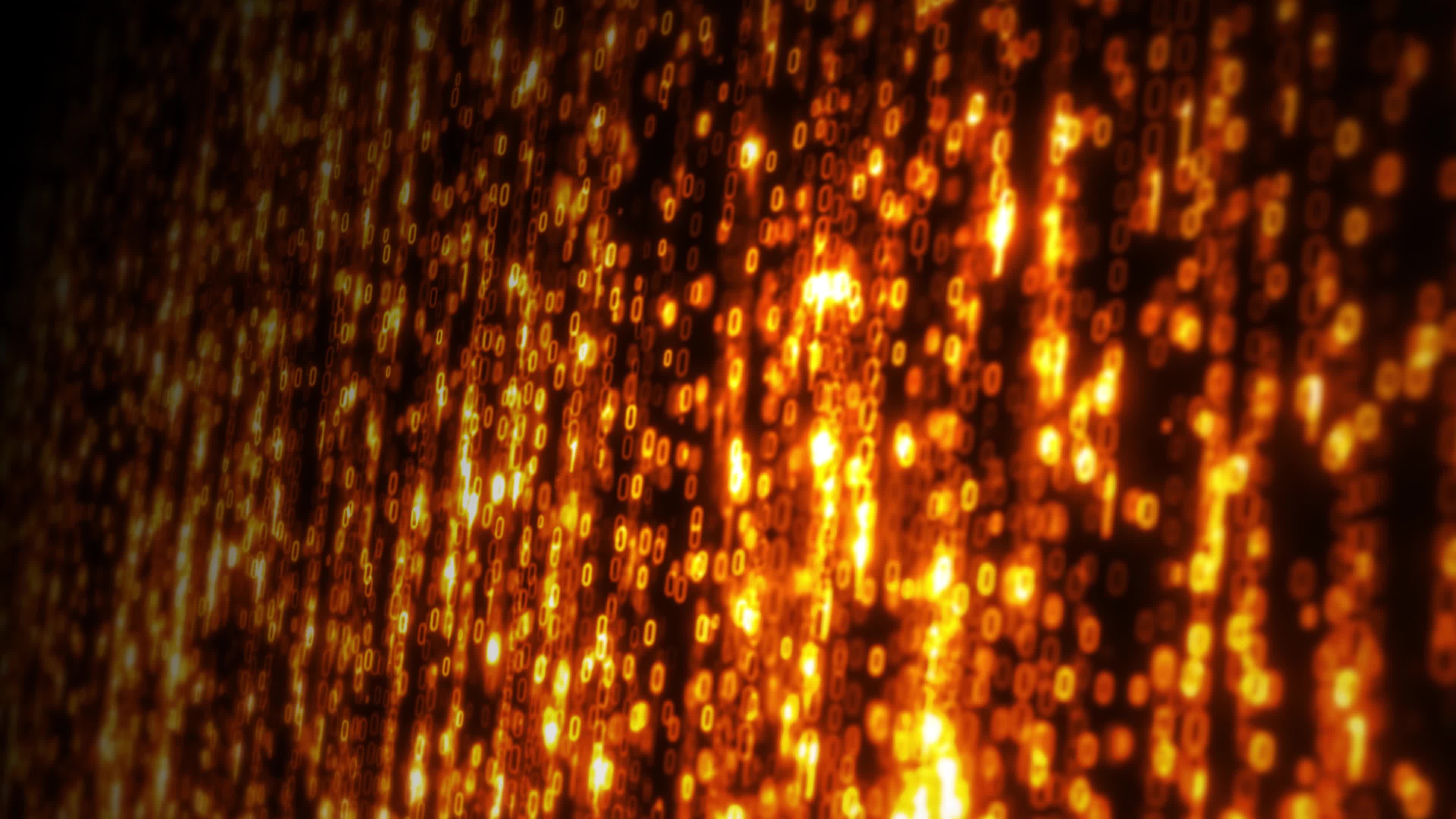 Computer Binary Code Data Falling Loop 1621133 Stock Video at Vecteezy