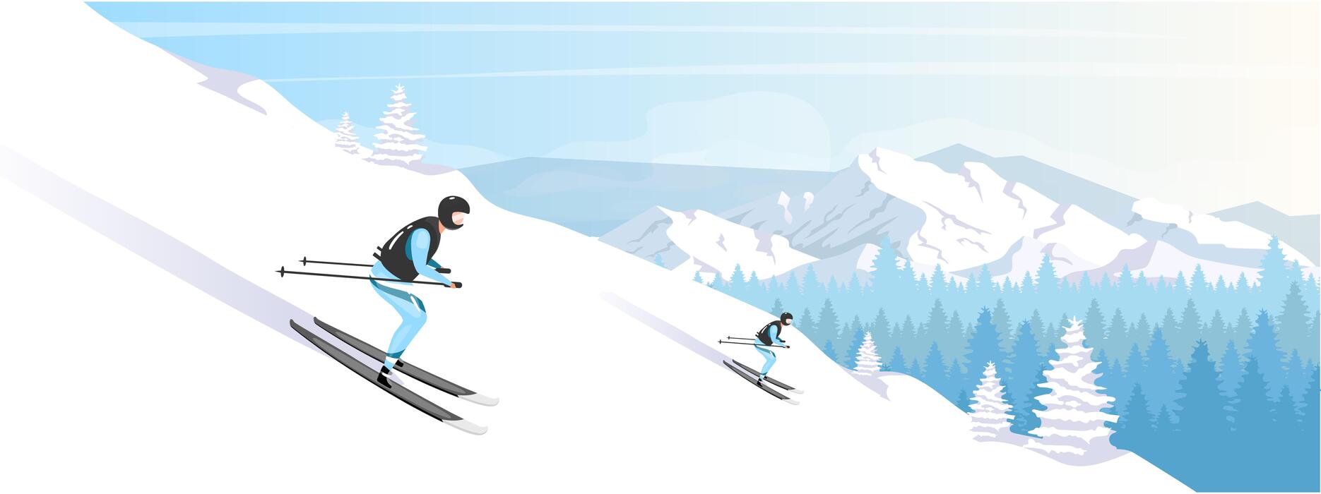 Skier Vector Art, Icons, and Graphics for Free Download