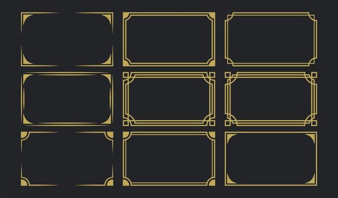 Art deco borders store