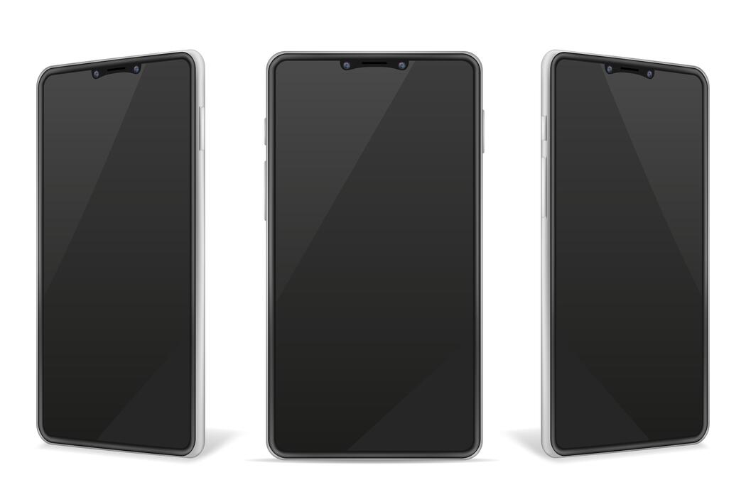 Mobile Phone Mockup Vector Art Icons And Graphics For Free Download