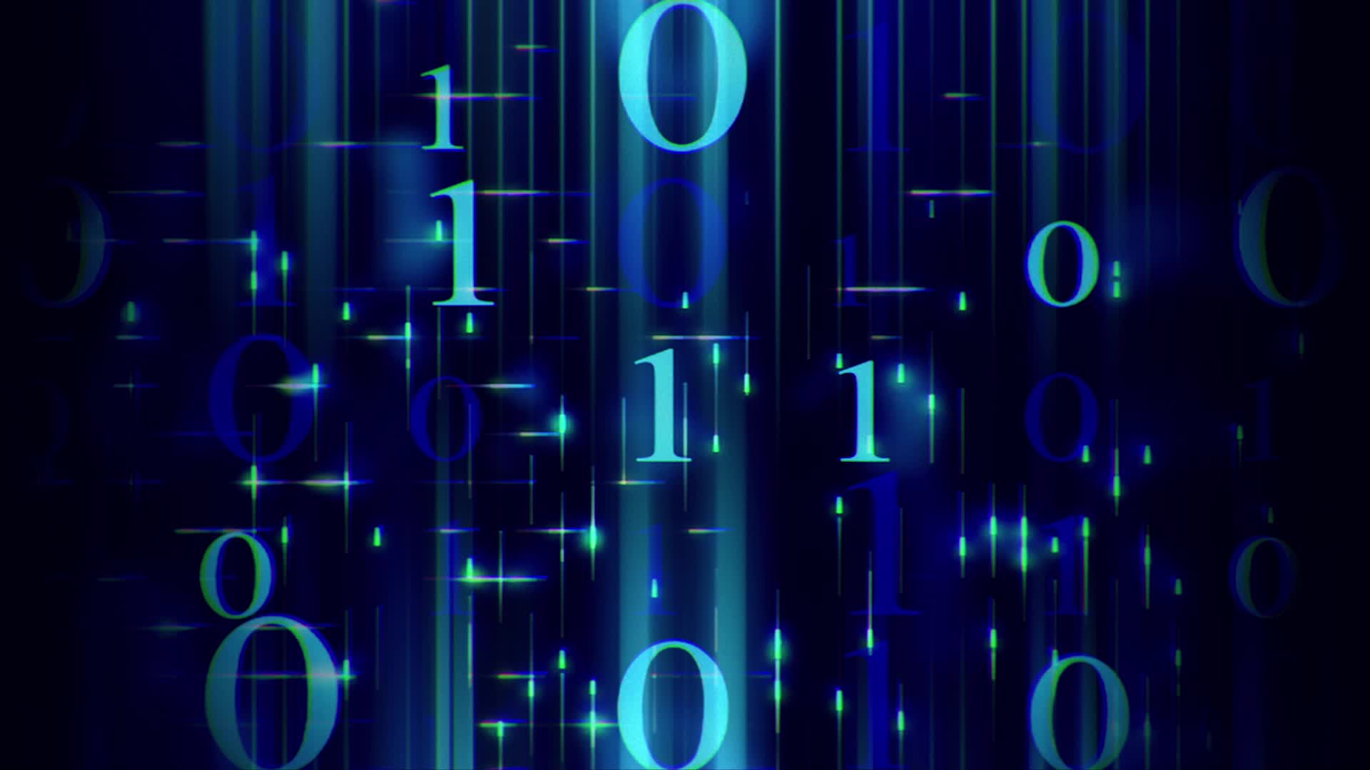 Scrolling Binary Text and Grid Abstraction 1785544 Stock Video at Vecteezy