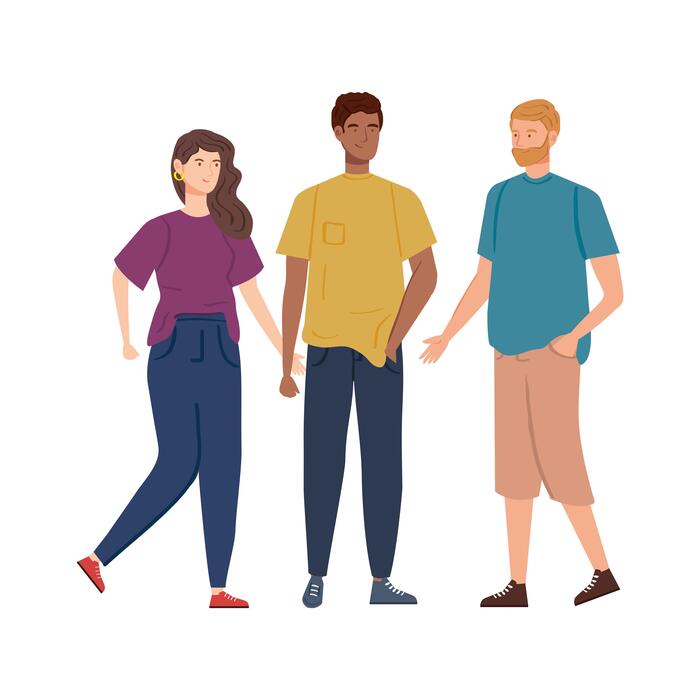 Young People Icon Vector Art, Icons, and Graphics for Free Download