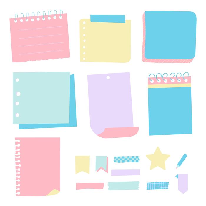Post It Note Vector Art, Icons, and Graphics for Free Download